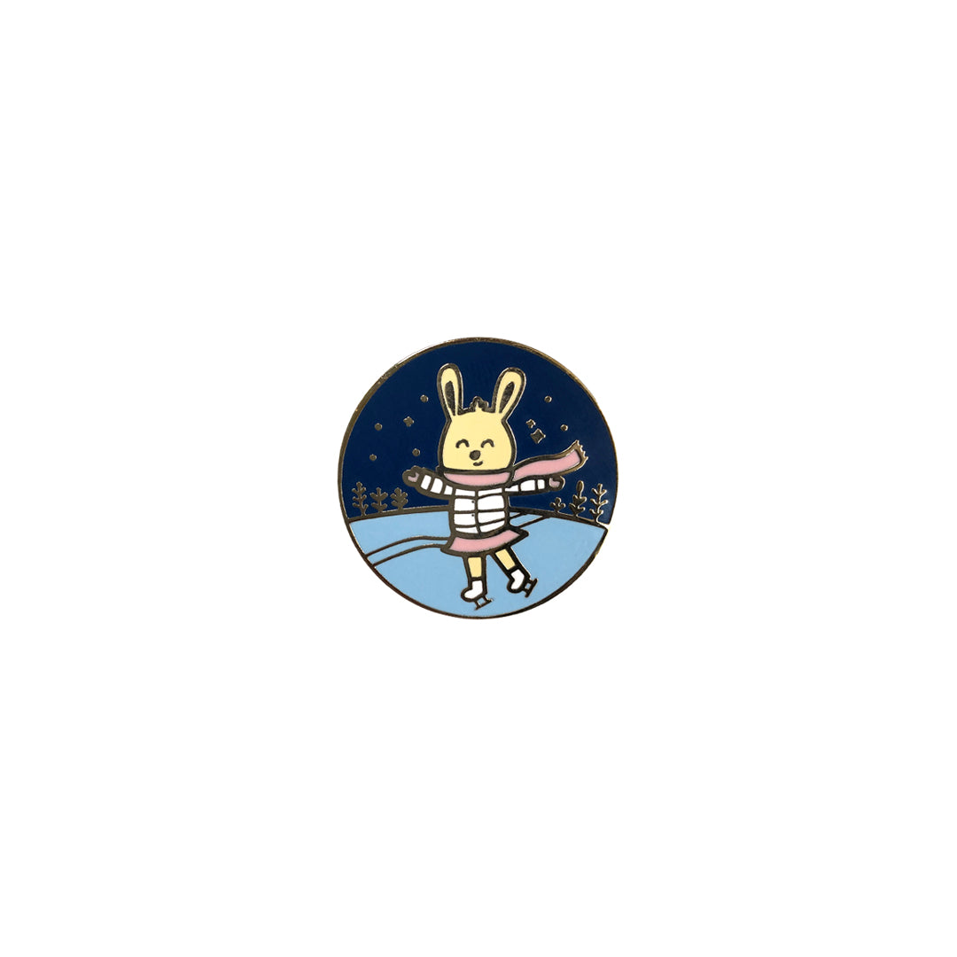 Bun Bun Enamel Pin – Jessica Ku Design